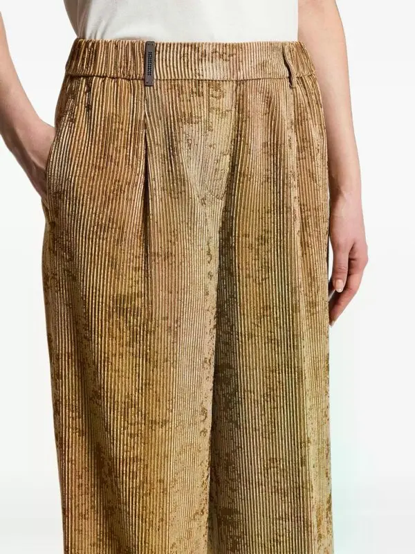Peserico Pleated Wide-leg Trousers
