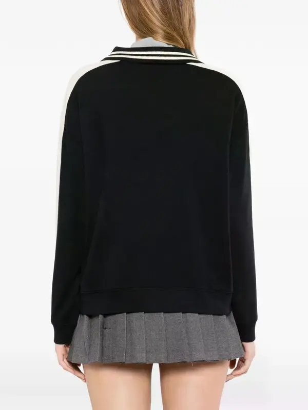 AGNES B. Half-zip Sweatshirt