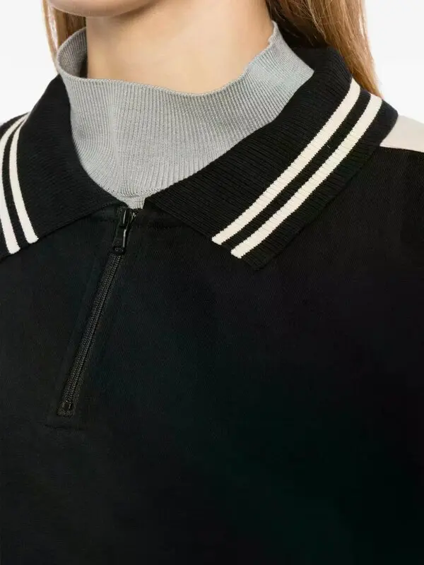 AGNES B. Half-zip Sweatshirt