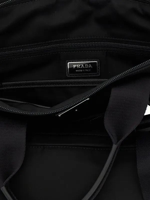 Prada Re-nylon And Saffiano Backpack Shopping Bag