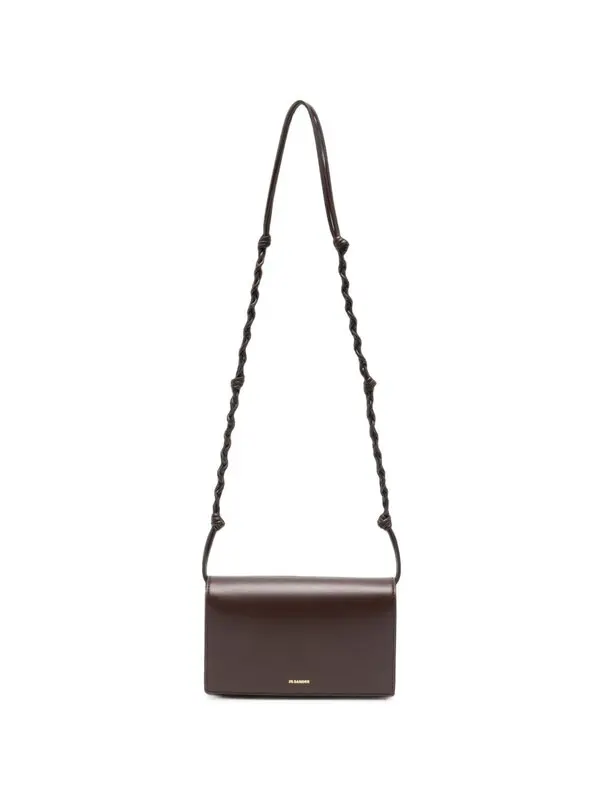 JIL SANDER Tangle Leather Wallet On Chain - Multicolor