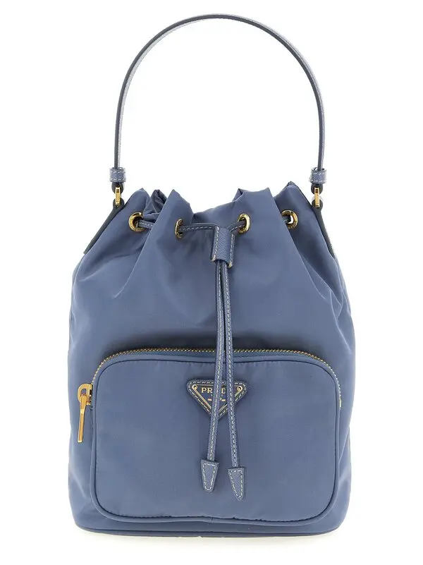 Prada Duet' Bucket Bag - Blue