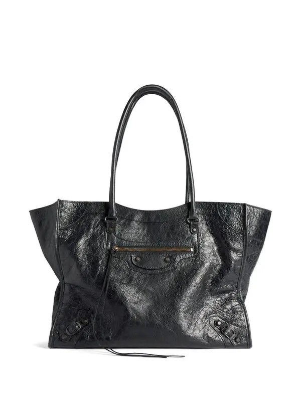 Balenciaga Le City Medium Leather Tote - Multicolor