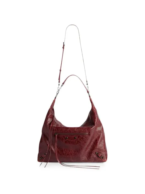 Balenciaga Le City Leather Hobo Bag