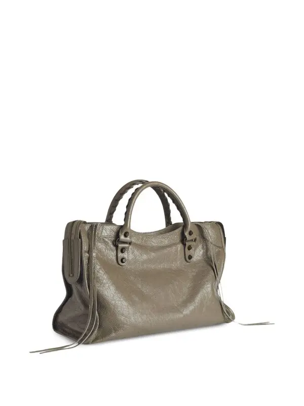 Balenciaga Le City Medium Leather Handbag - Multicolor