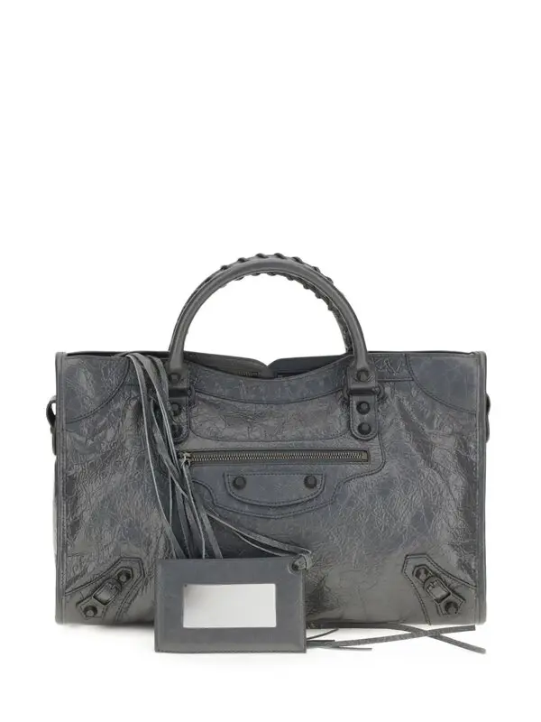 Balenciaga Le City Medium Leather Handbag - Multicolor