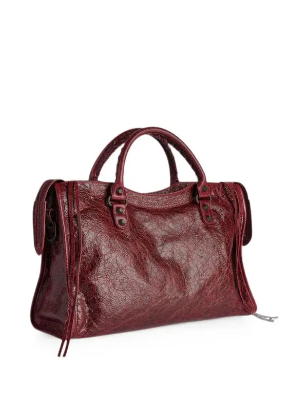 Balenciaga Le City Medium Leather Handbag - Multicolor