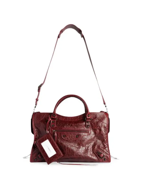 Balenciaga Le City Medium Leather Handbag - Multicolor