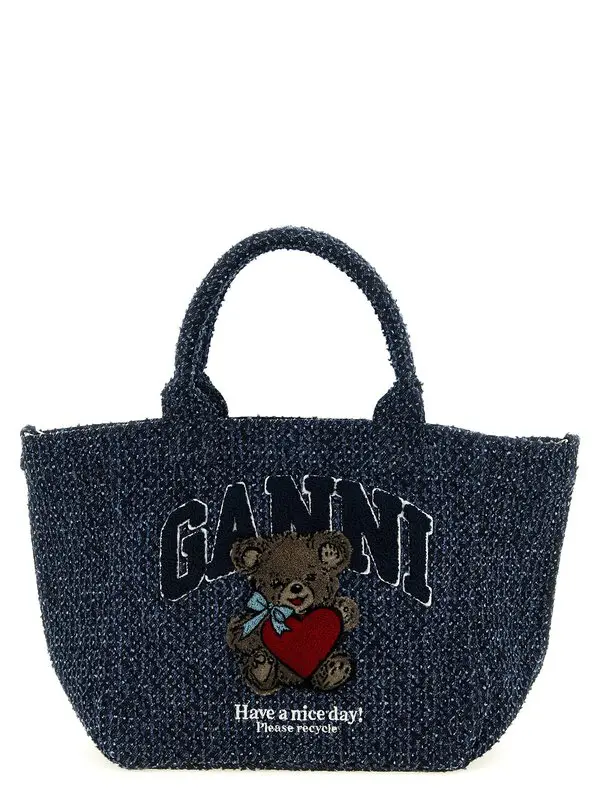 GANNI Small 'bear' Shopping Bag