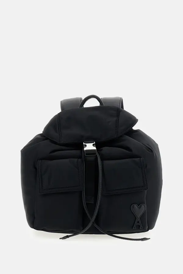 AMI Paris Small Flap Backpack Marcel - Multicolor