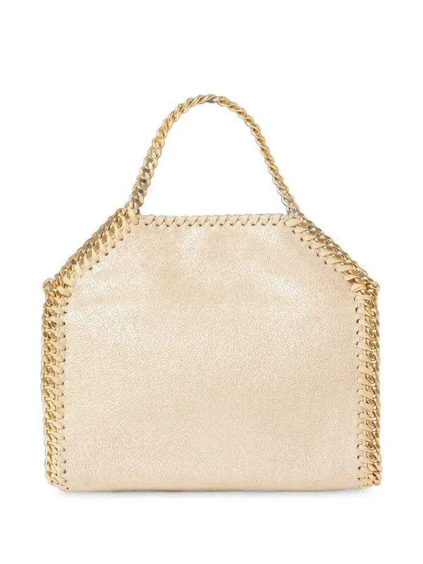 Stella McCartney Falabella Tote Bag With Chain Trim - Silver