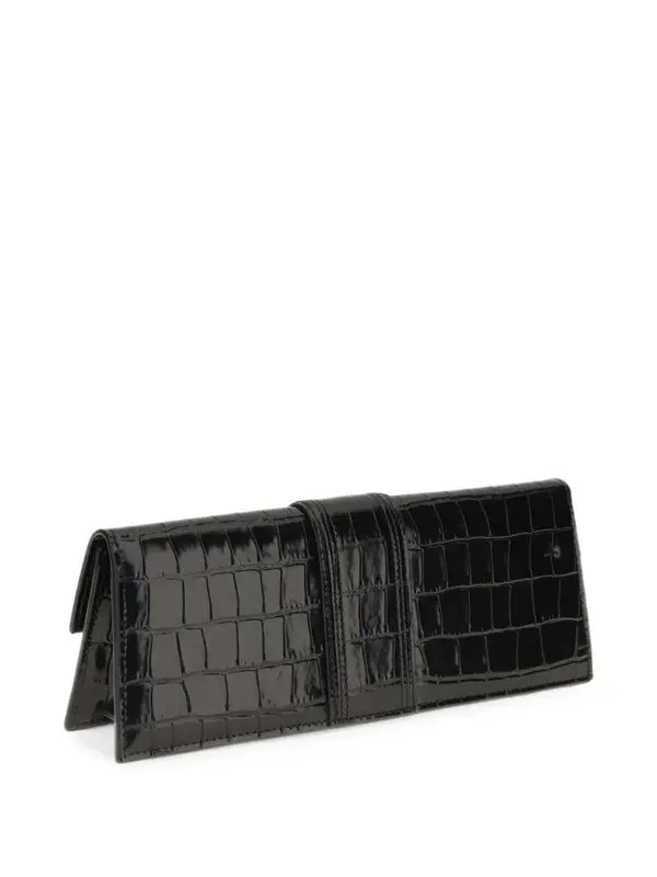 Jacquemus Le Bambino Clutch With Crocodile Effect