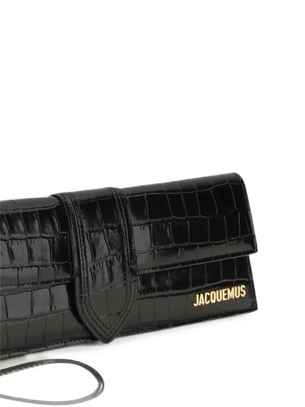 Jacquemus Le Bambino Clutch With Crocodile Effect