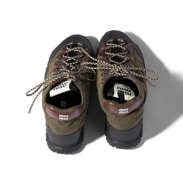 Miu Miu Tyre Technical Fabric Sneakers