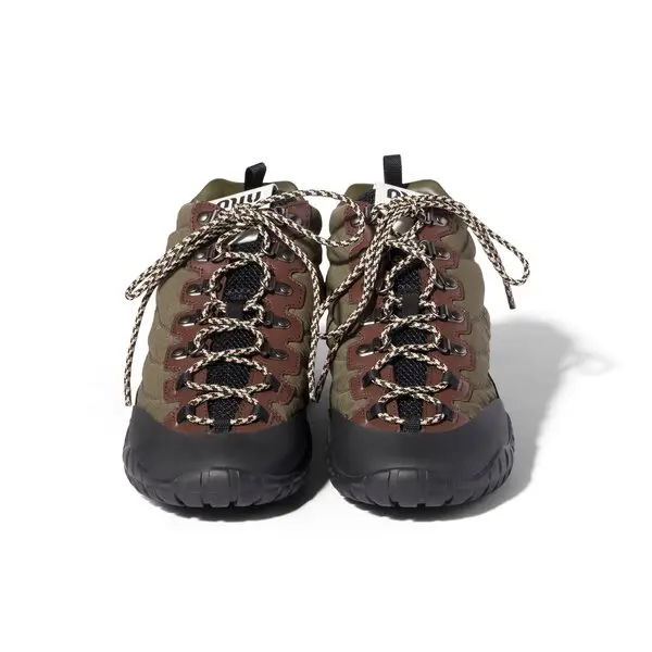 Miu Miu Tyre Technical Fabric Sneakers