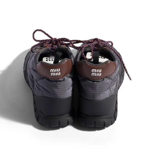 Miu Miu Tyre Technical Fabric Sneakers