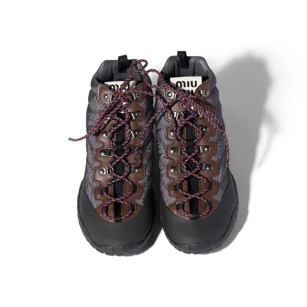 Miu Miu Tyre Technical Fabric Sneakers