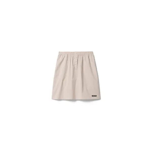Miu Miu Stretch Poplin Skirt