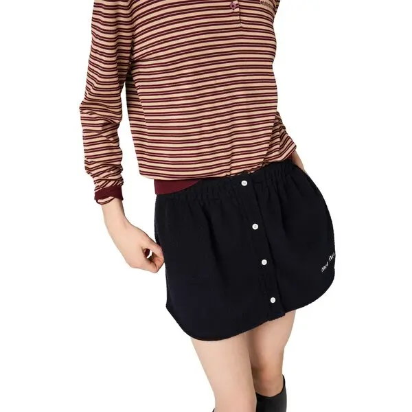 Miu Miu Striped Wool Sweater