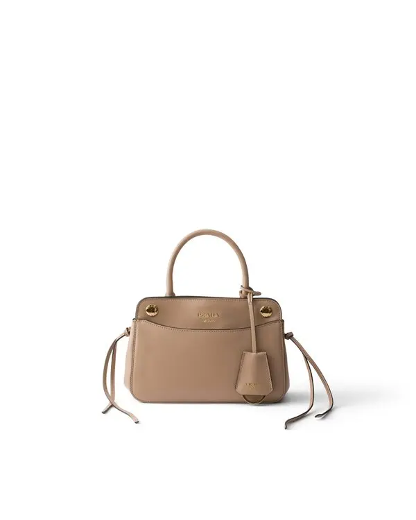 Prada Carry Mini Leather Handbag - Pink