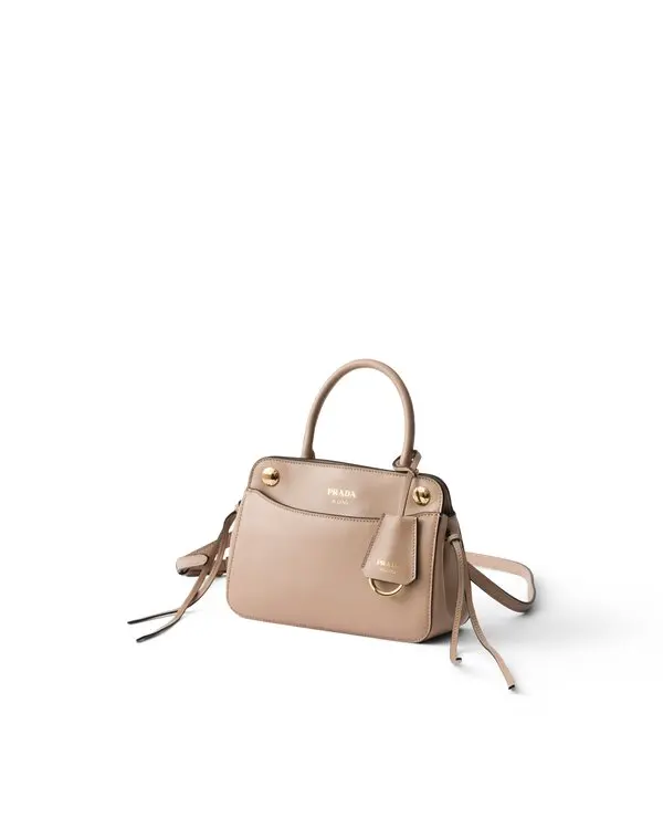 Prada Carry Mini Leather Handbag