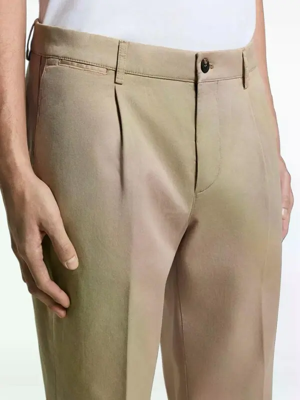 Peserico Pleated Turn-up Trousers