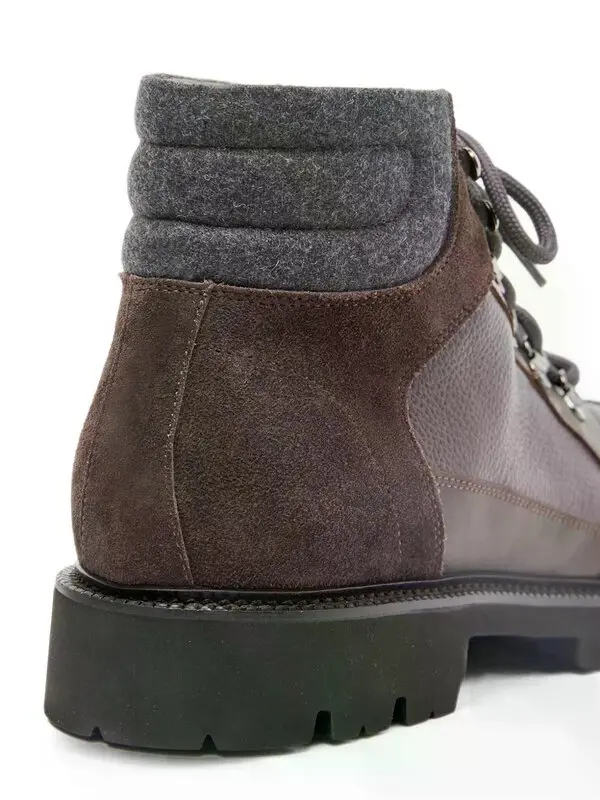 Peserico Panelled Lace-up Boots