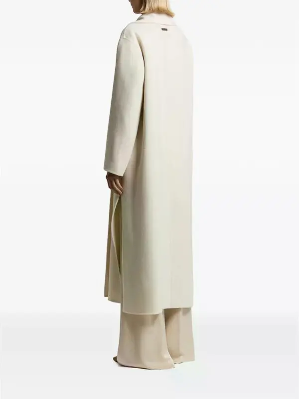Peserico Notched-lapel Side-slit Coat