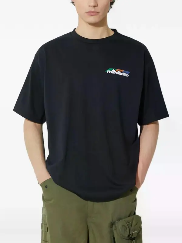 MANASTASH Logo-print T-shirt