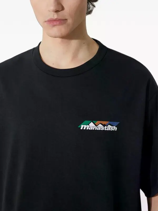 MANASTASH Logo-print T-shirt