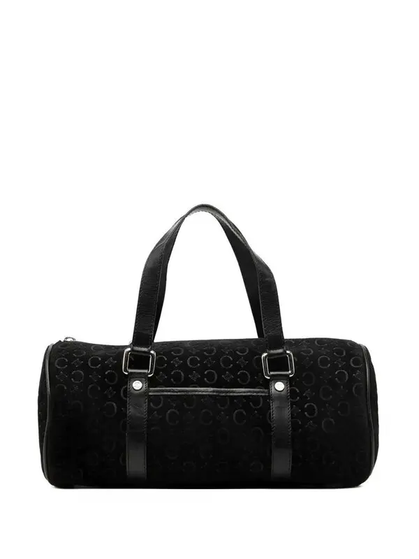 Celine 2000 C Macadam Suede Handbag