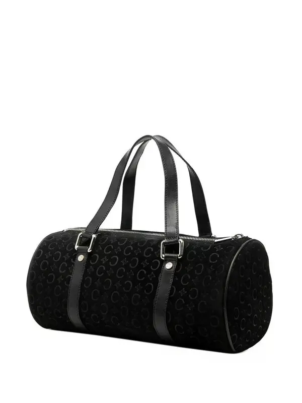 Celine 2000 C Macadam Suede Handbag
