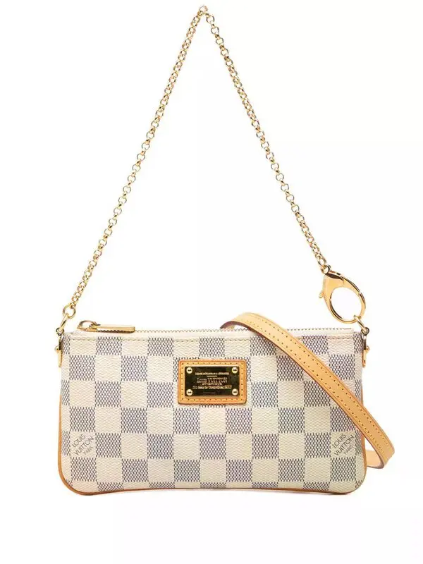 LOUIS VUITTON 2012 Damier Azur Pochette Milla Mm Shoulder Bag