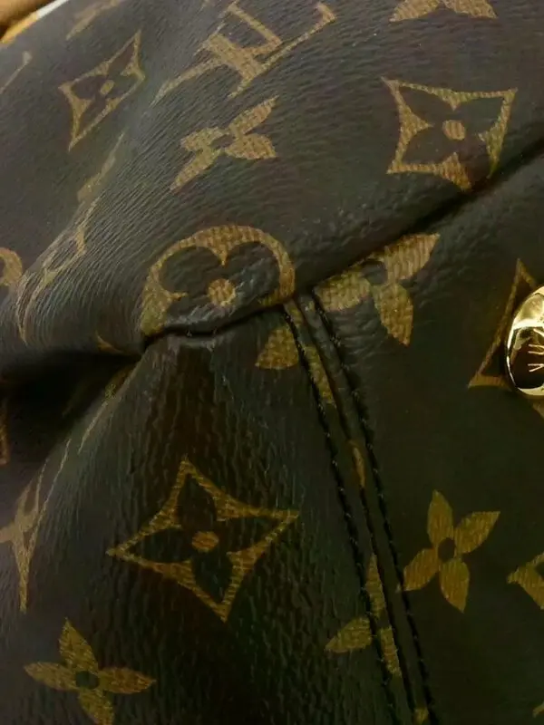 LOUIS VUITTON 2014 Monogram Pallas Tote Bag - Brown
