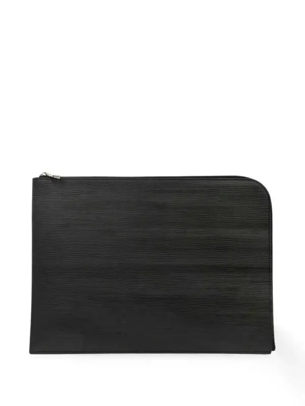 LOUIS VUITTON 2016 Gm Epi Pochette Jour Clutch Bag - Black