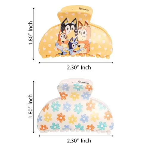 BLUEY Hair Clips 2-piece Set Official License