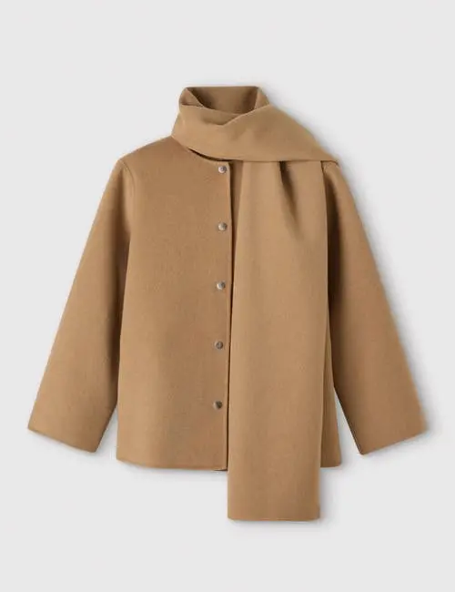 Whistles Double Faced Scarf Coat
