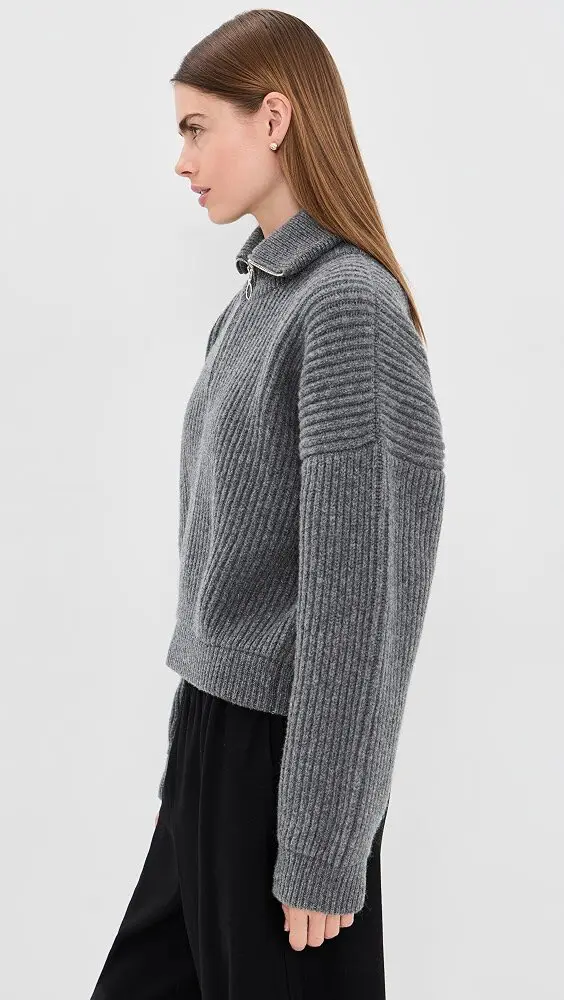 &daughter The Chunky Rib Quarter Zip