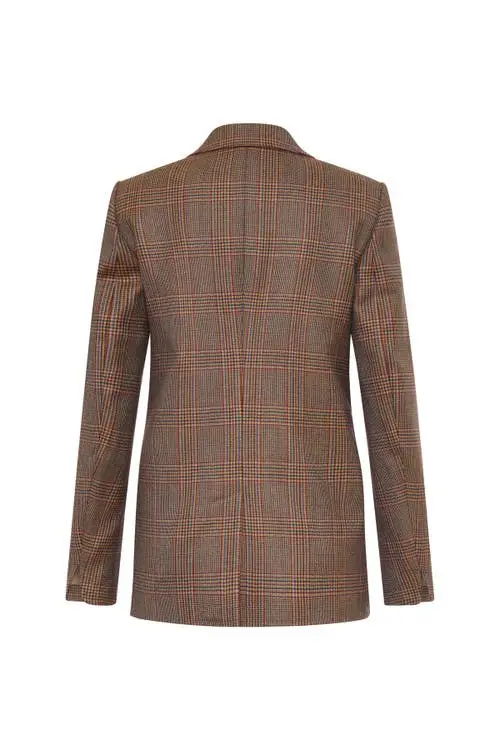MAISON COMMON Embroiderd Glencheck Jacket
