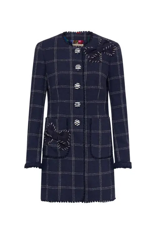 MAISON COMMON Boucl Jacket With Application