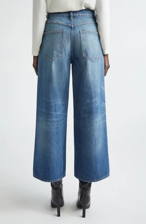 St. John High Waist Wide Leg Jeans