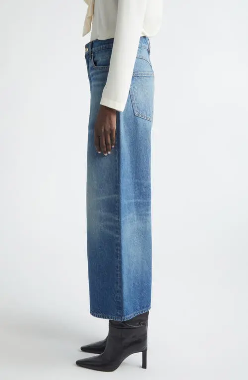 St. John High Waist Wide Leg Jeans
