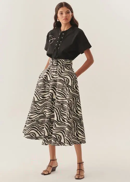 EXQUISE Celeste Cotton Blouse