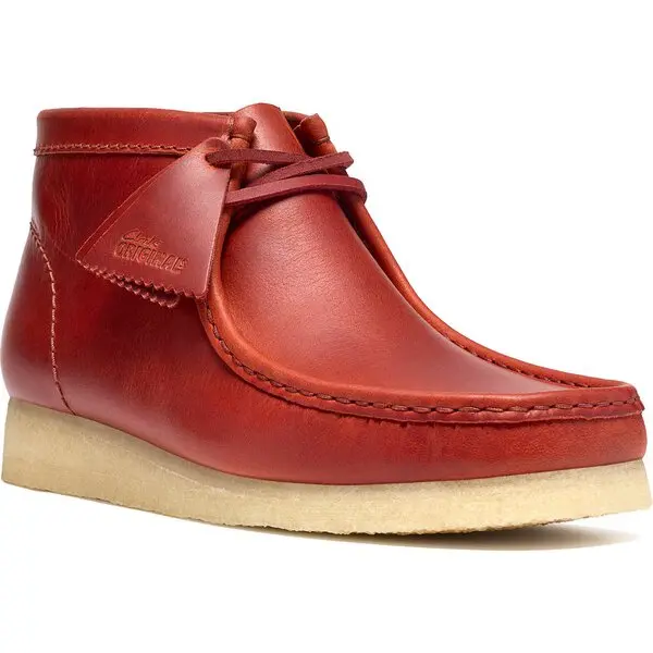 Clarks Wallabee Boot - Brick Red