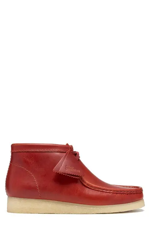 Clarks Wallabee Boot - Brick Red