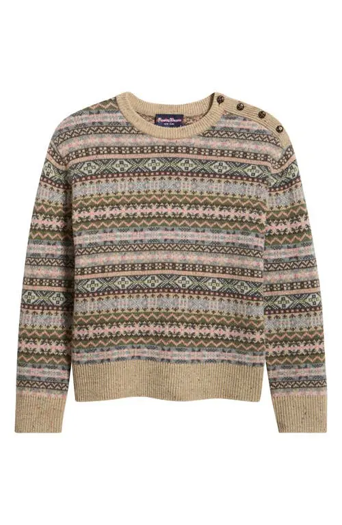 ROWING BLAZERS Fair Isle Donegal Wool Sweater
