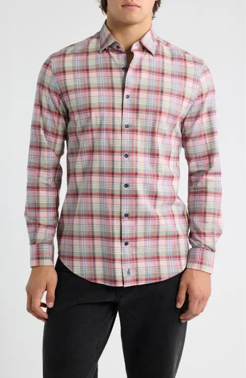 Johnnie-o Rover Plaid Long Sleeve Button-up Shirt
