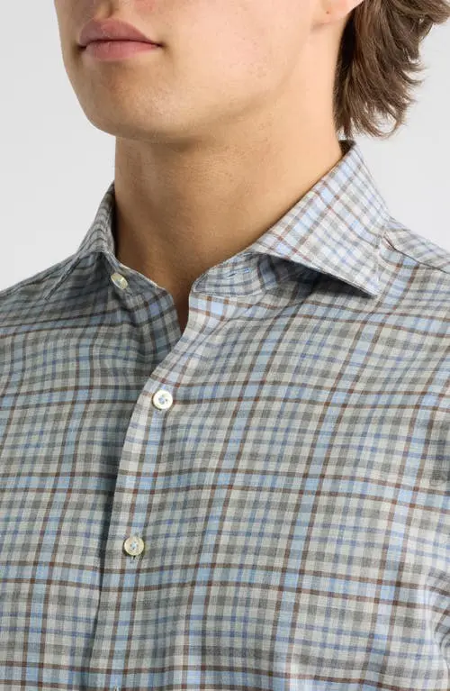 Johnnie-o Redwood Plaid Long Sleeve Button-up Shirt