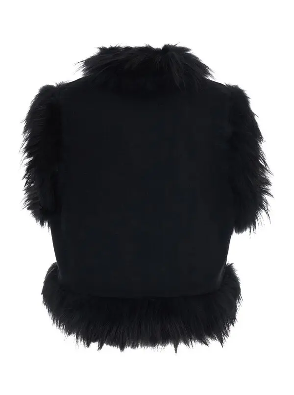 Fendi Gilet Panno + Floral