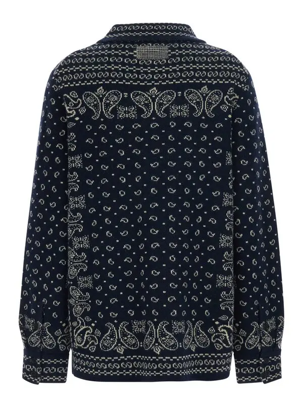 Guest In Residence Long Sleeve Shirt With Flaps In Blue